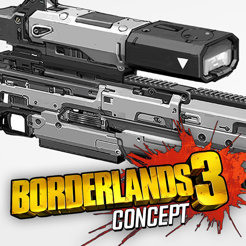 ArtStation - Borderlands 3: Dahl Sniper Rifle