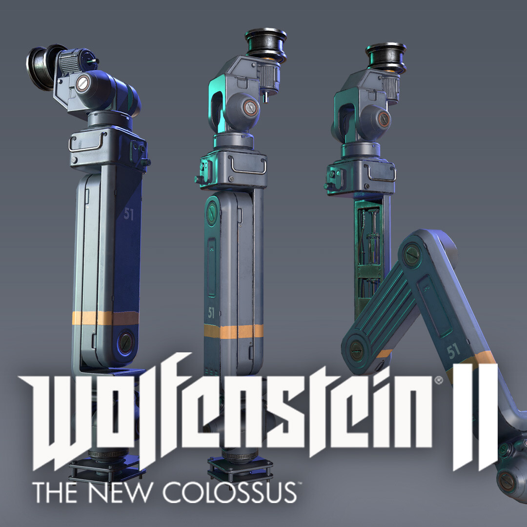 ArtStation - Wolfenstein II: The New Colossus assets
