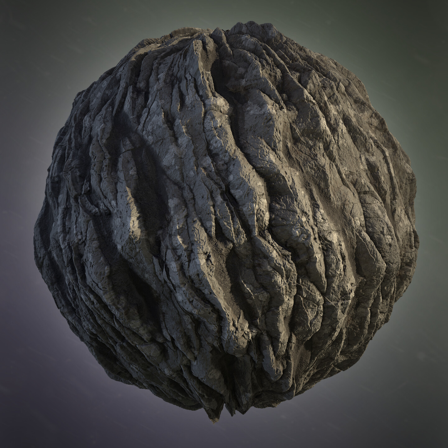 ArtStation - Jagged Rock Wall Material