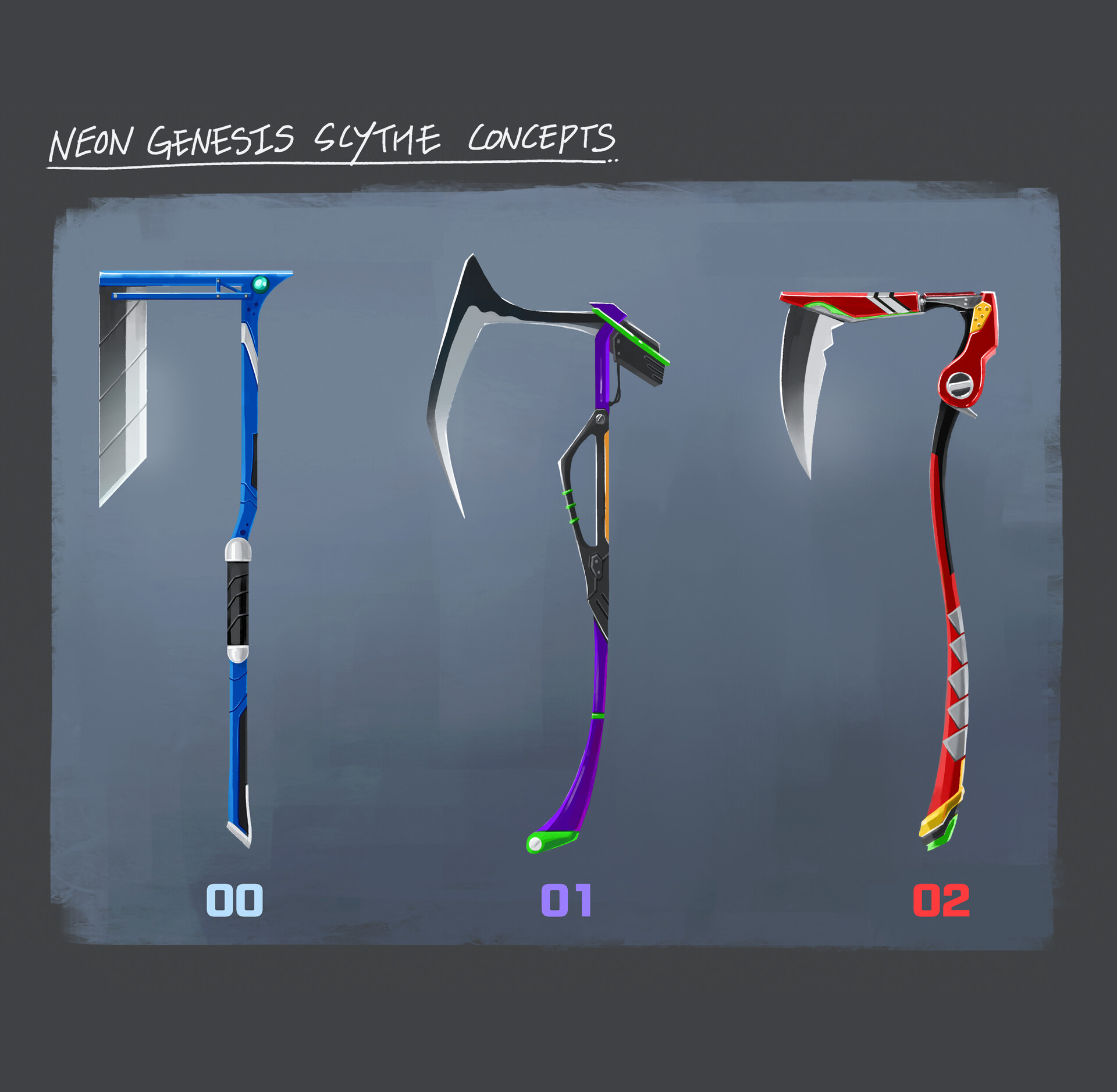 ArtStation - Neon Genesis Scythes