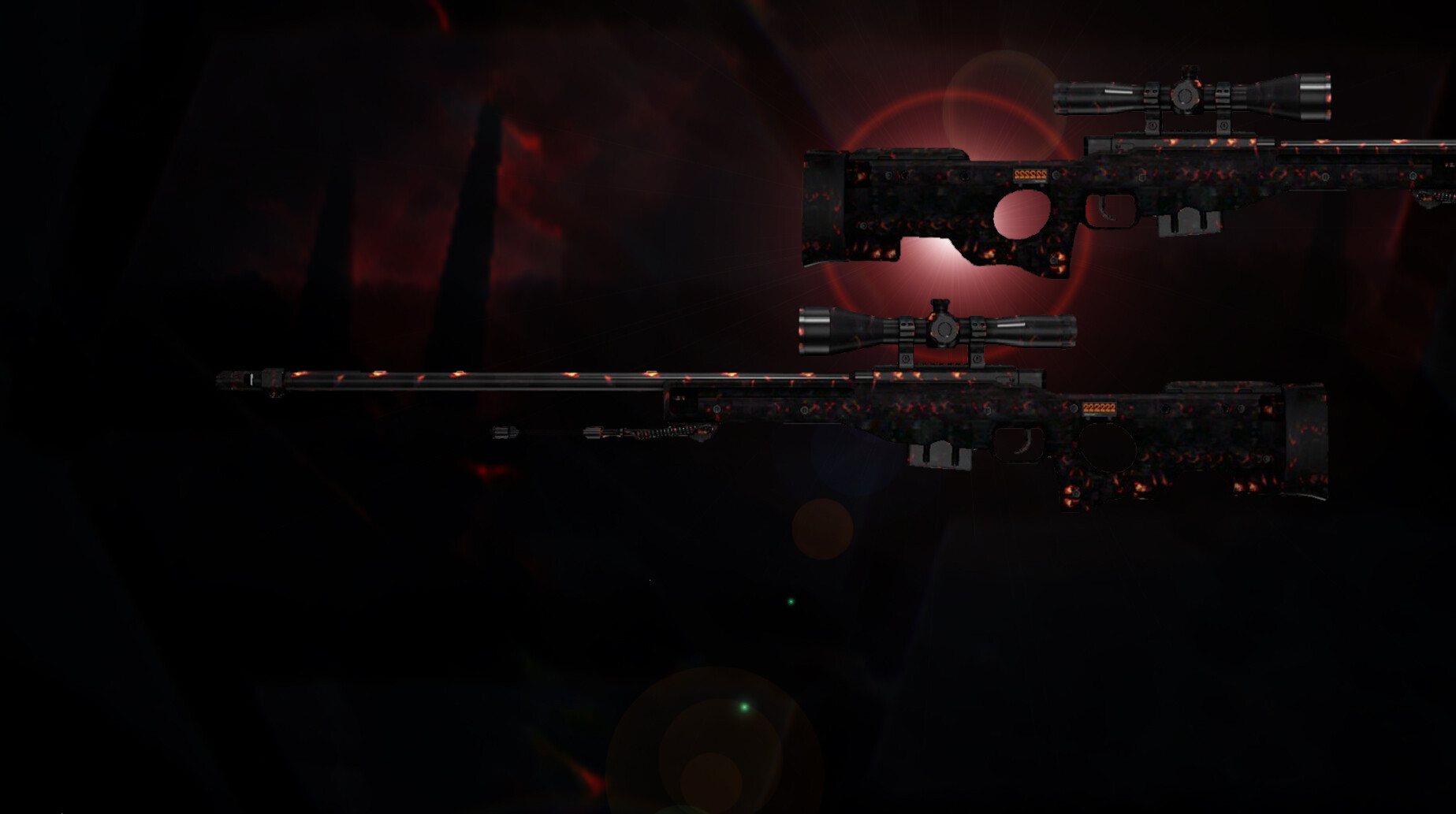 ArtStation - AWP | Hell Fire ..Gunsmith Finish