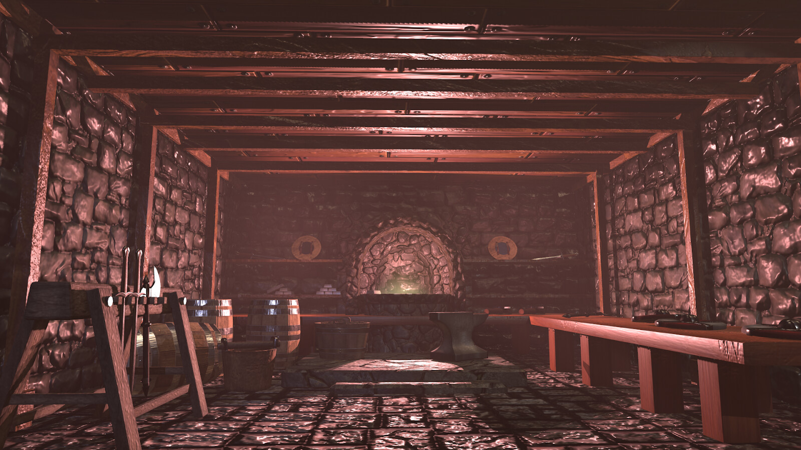 ArtStation - Medieval Blacksmith Texture Scene.