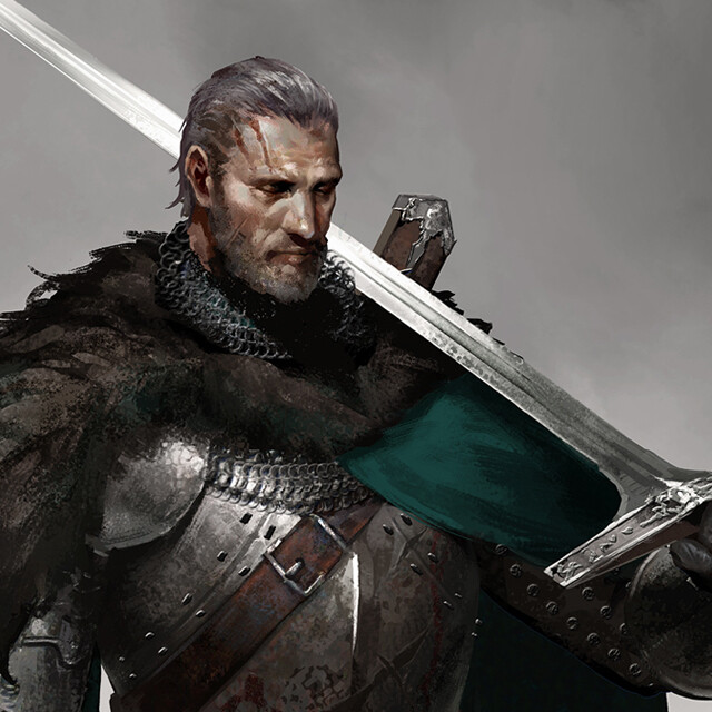 ArtStation - The knight without an arm