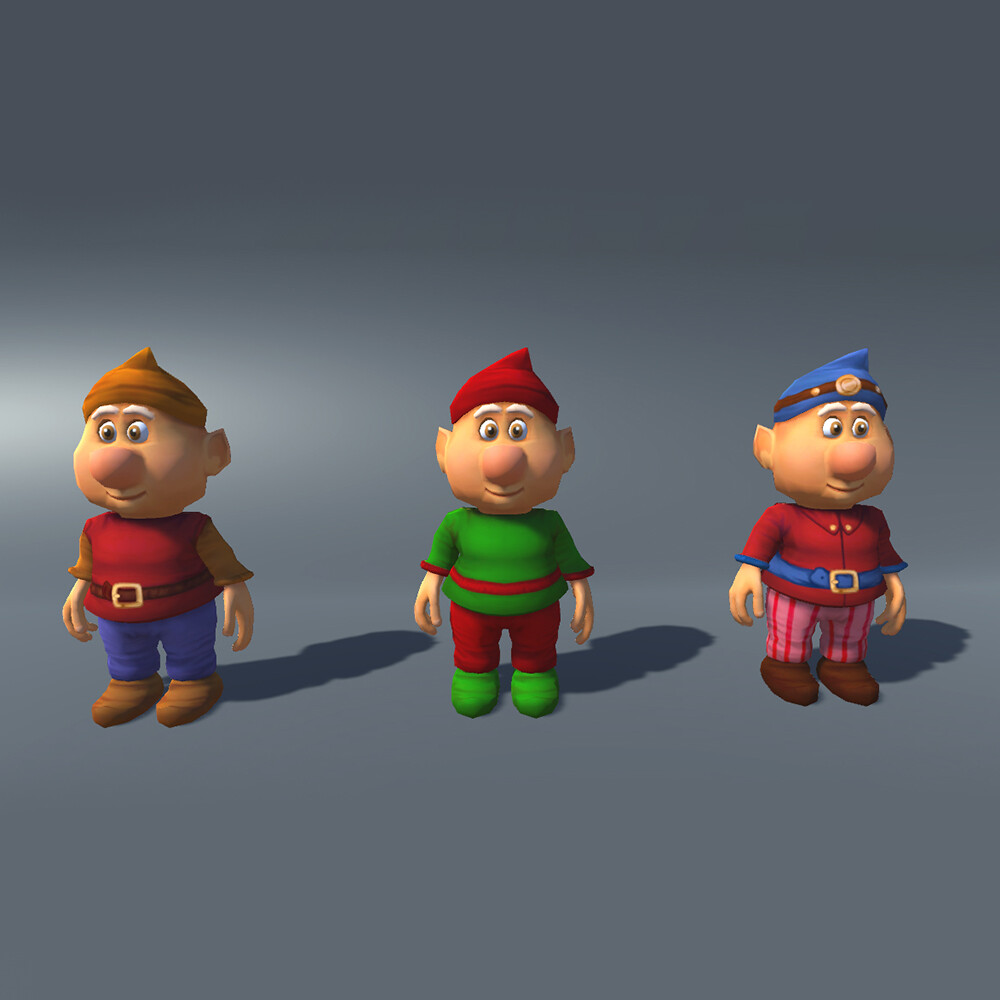 ArtStation - Low Poly little elf animation