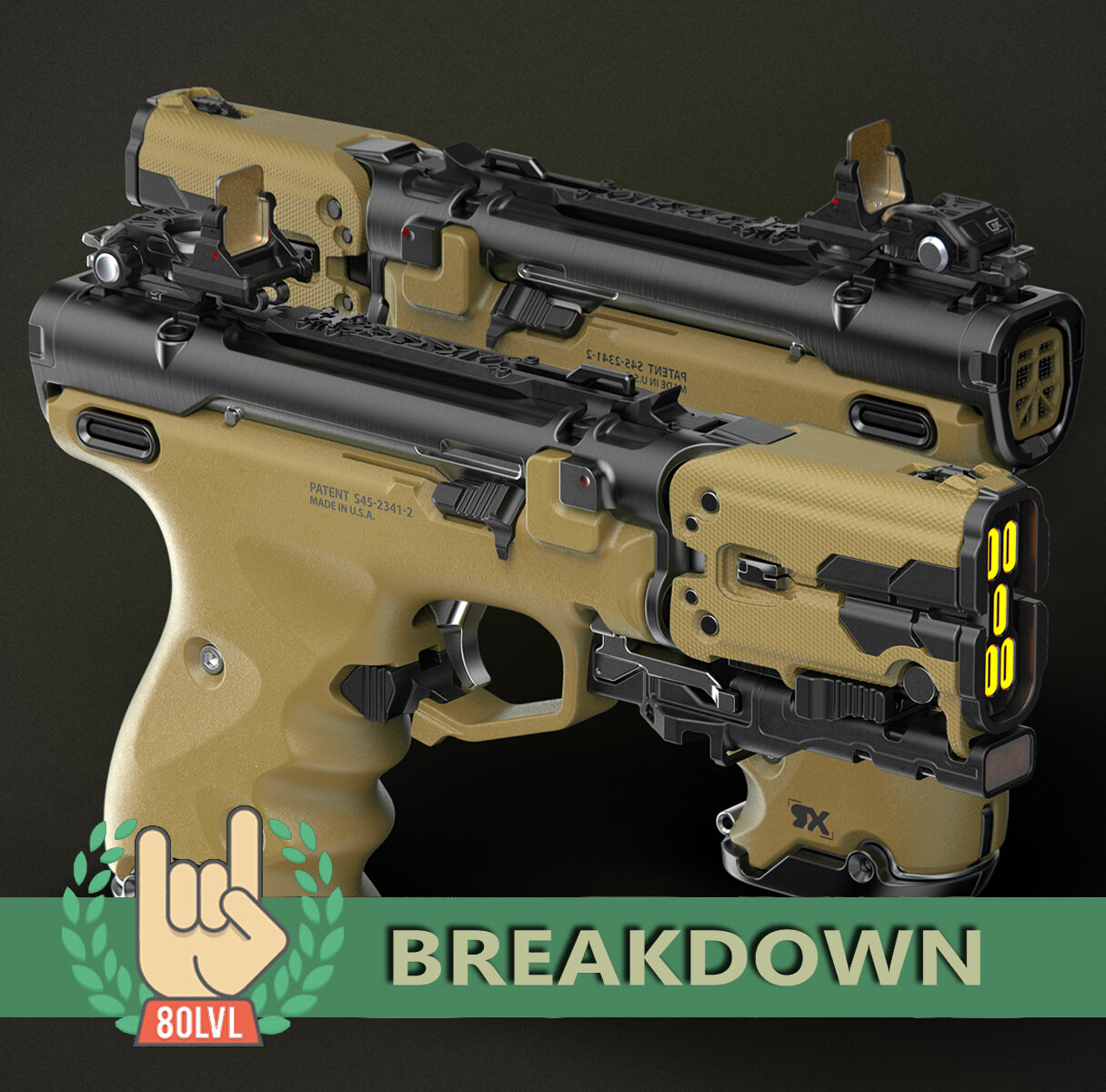 ArtStation - Working on Visual Weapon Design