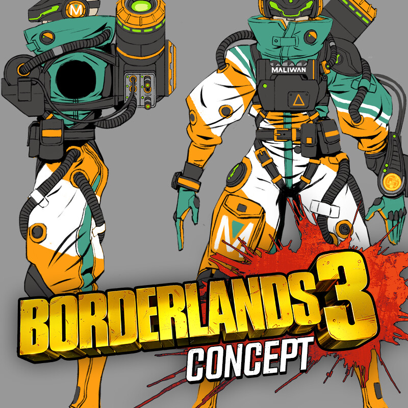 ArtStation - Borderlands 3: Flash Trooper