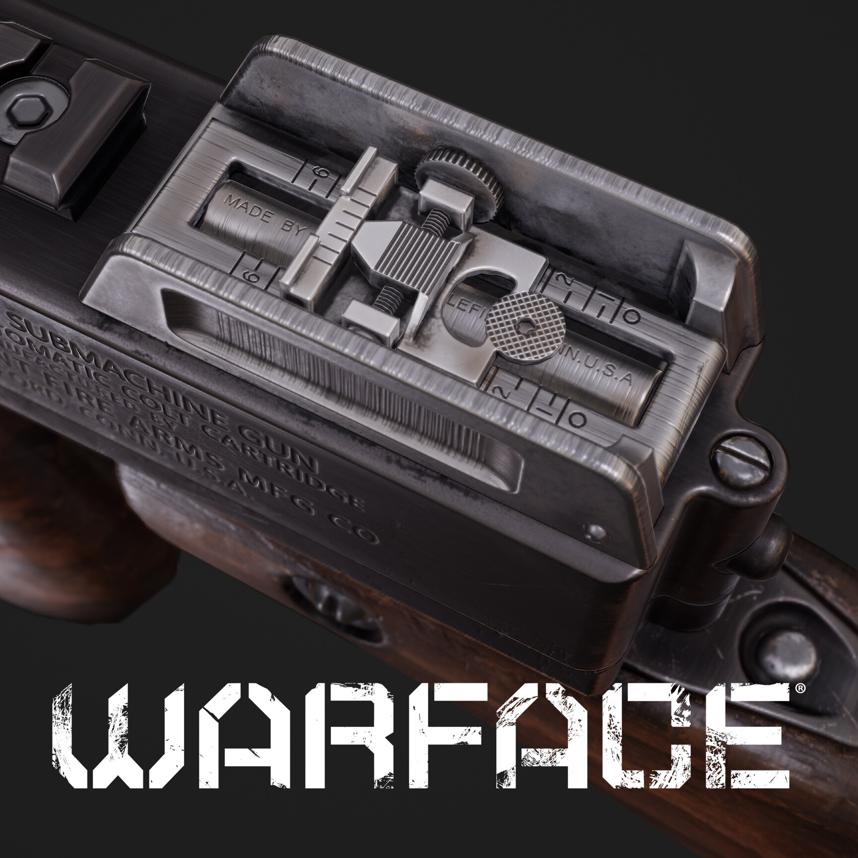 ArtStation - Thompson Submachine Gun Custom