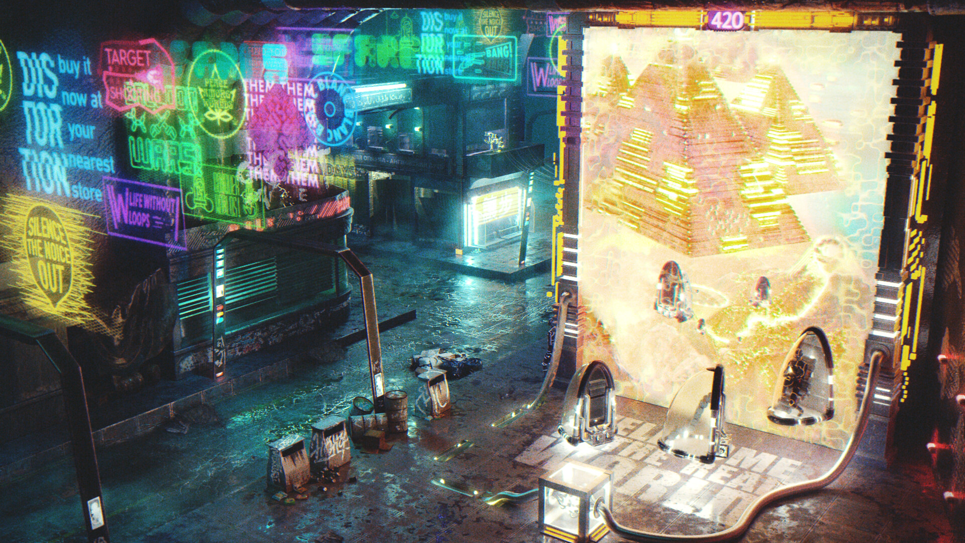 ArtStation - Cyberpunk Street