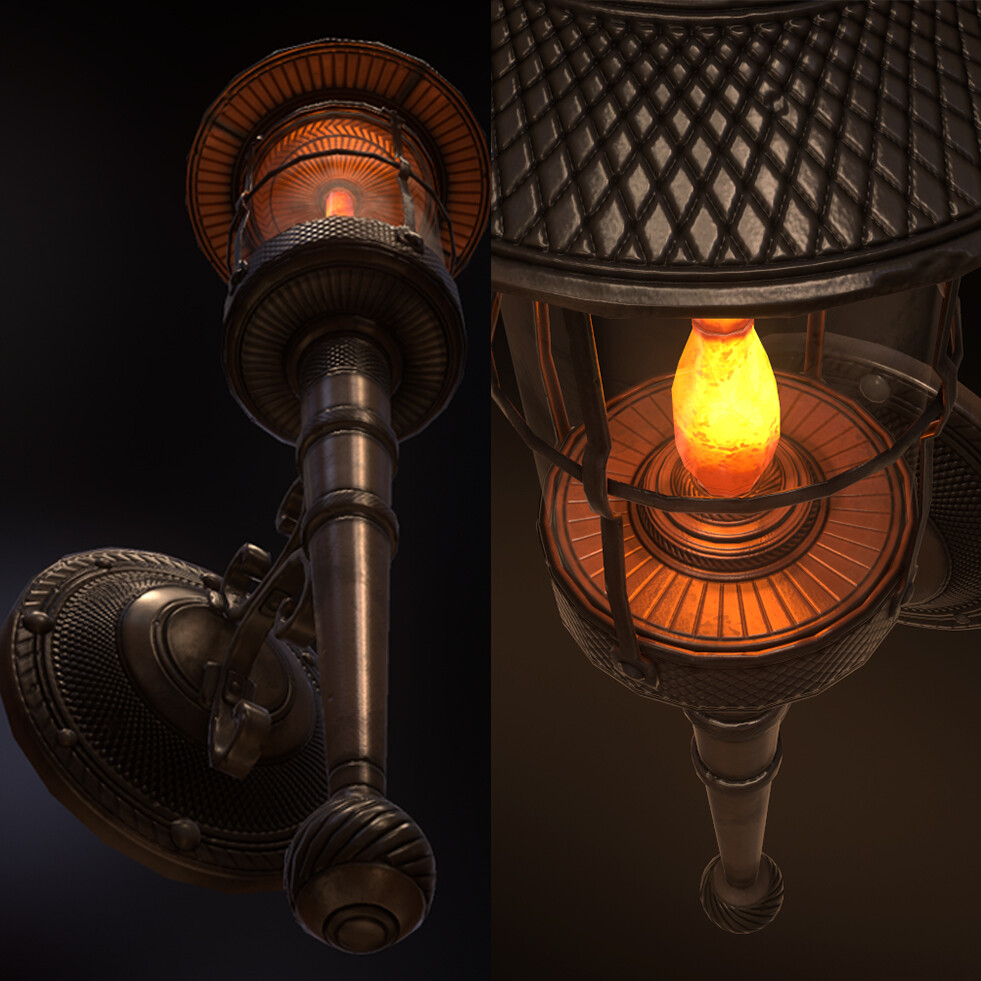 ArtStation - Low Poly Lamp