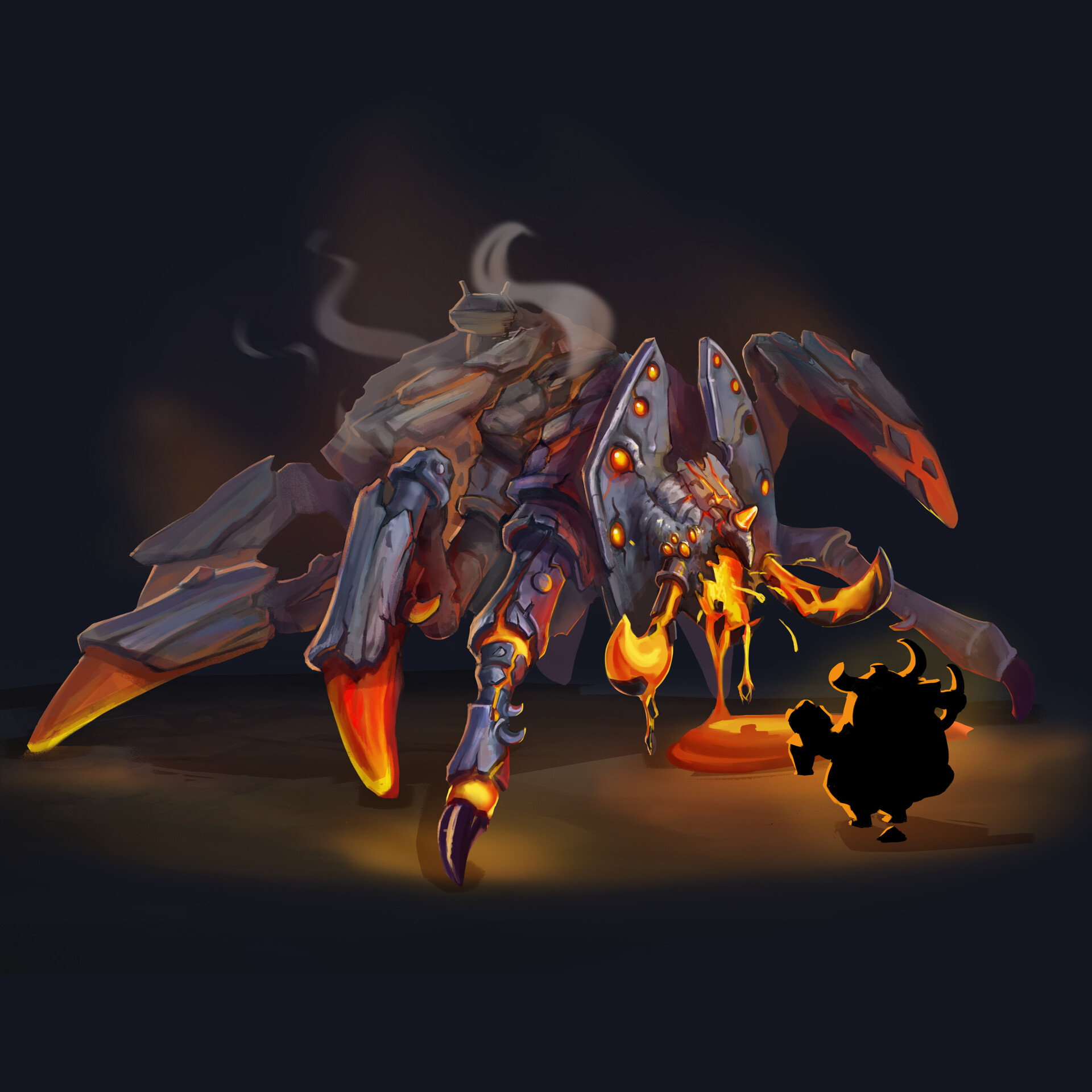 ArtStation - Dungeon Beast concept