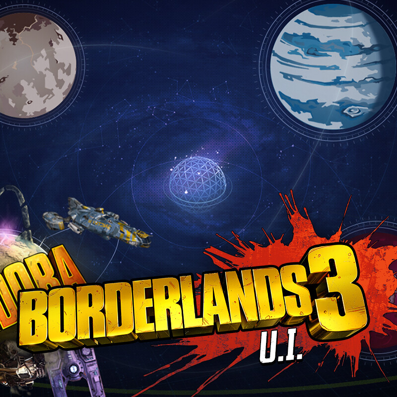 ArtStation - Borderlands 3 Map UI