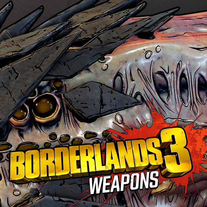 ArtStation - Borderlands 3 - Weapons - Alien Barrels