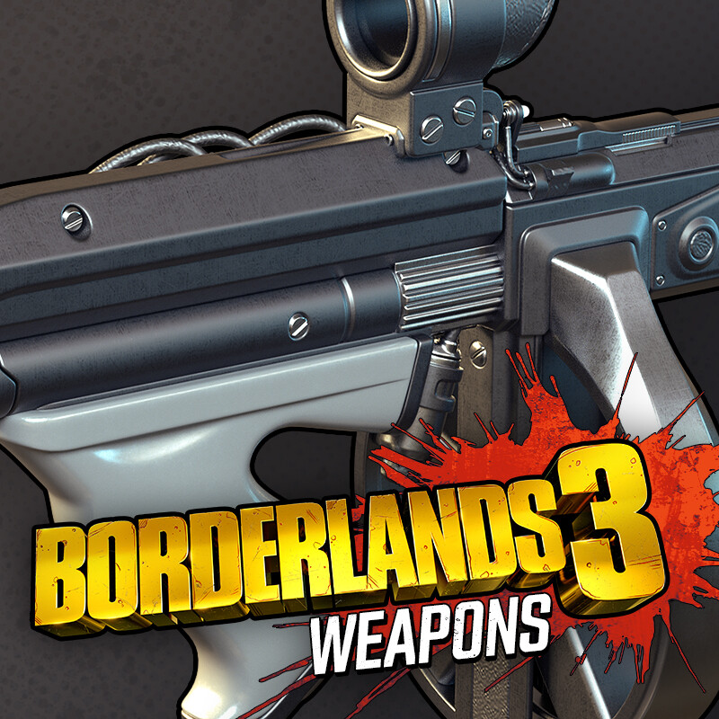 ArtStation - Borderlands 3 - Jakobs Assault Rifle