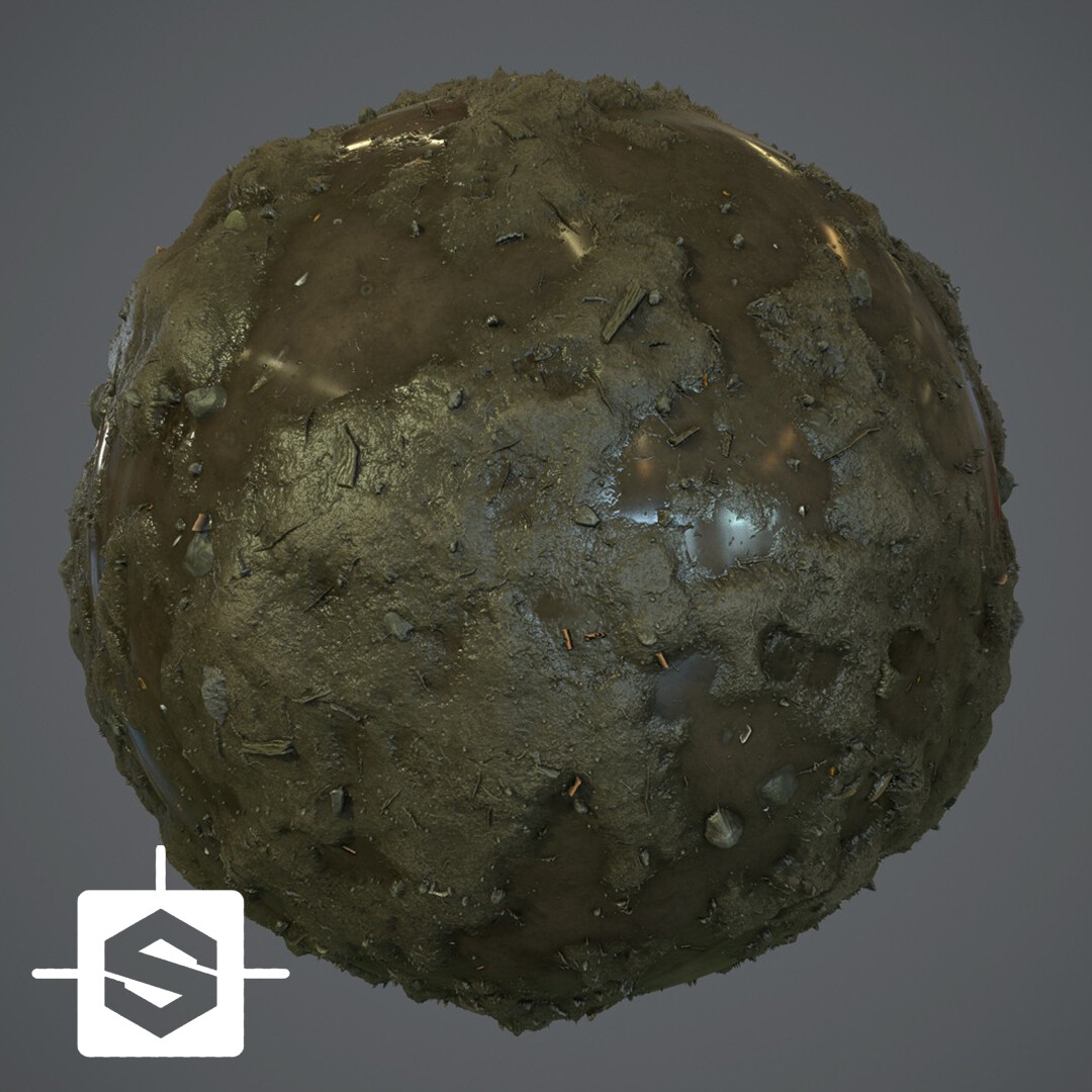 ArtStation - Shanty Town Mud Material - Substance Designer