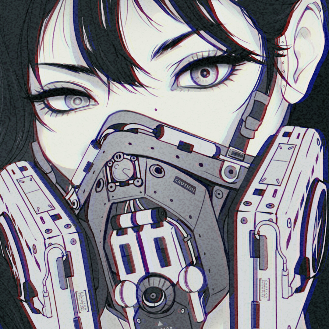 Artstation Cyberpunk Workpieces 03 Hallucination