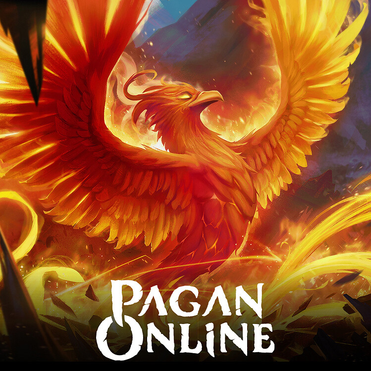 ArtStation - Phoenix pet splash art