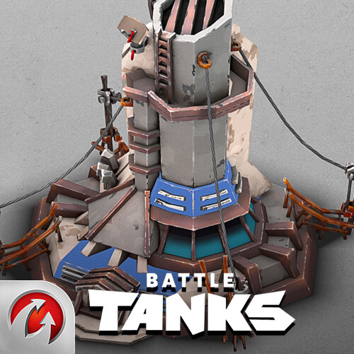 ArtStation - Battle Tanks - Base Buildings