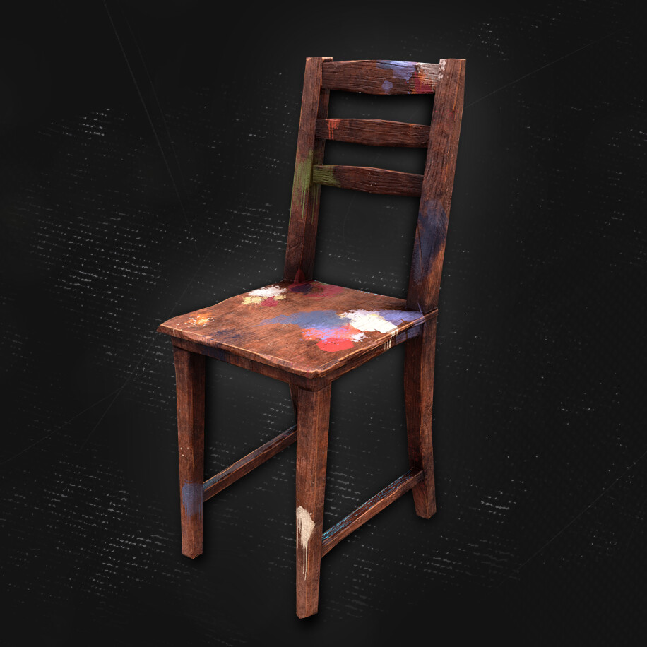 ArtStation - Rustic Chair [Prop]