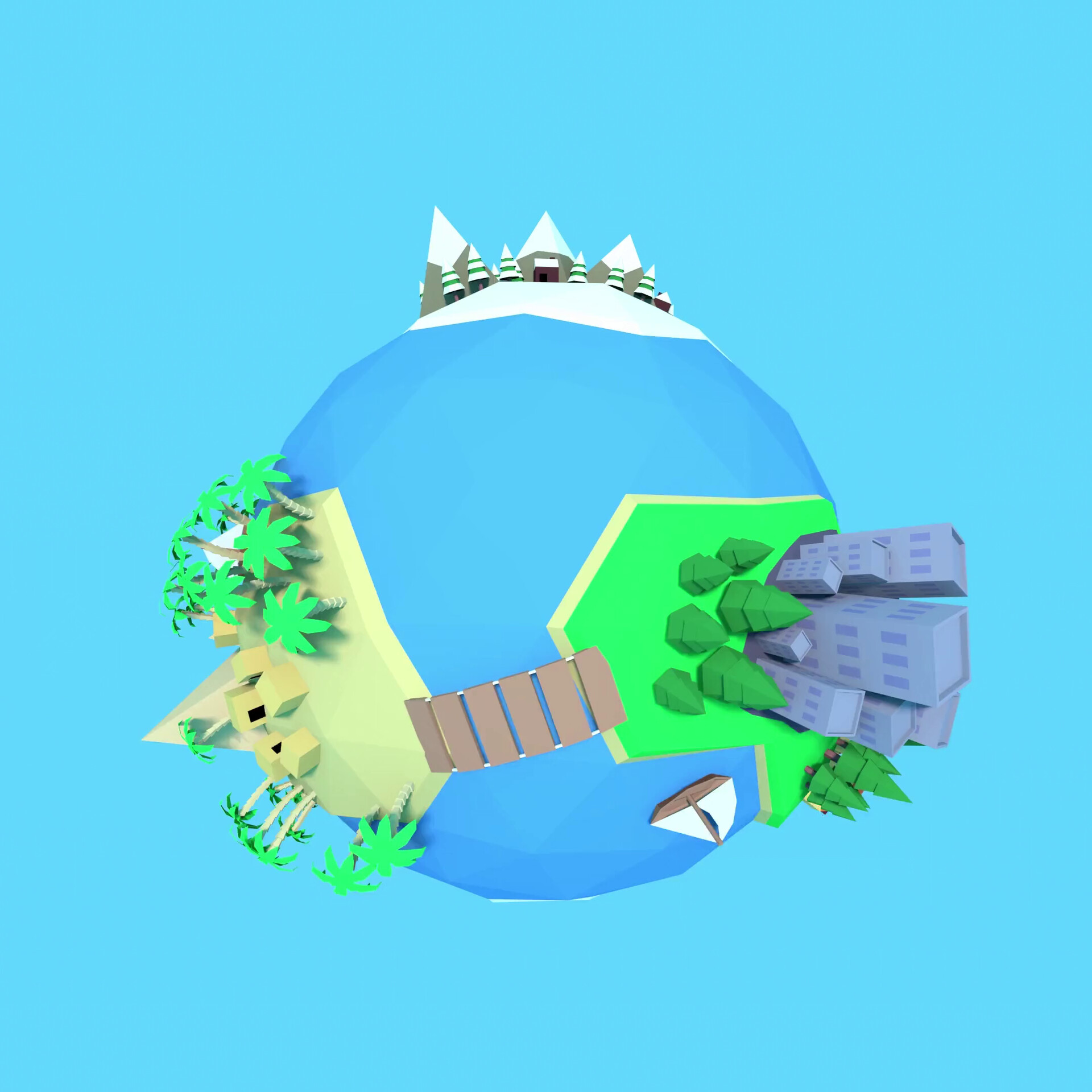 ArtStation - Cute Little Planet