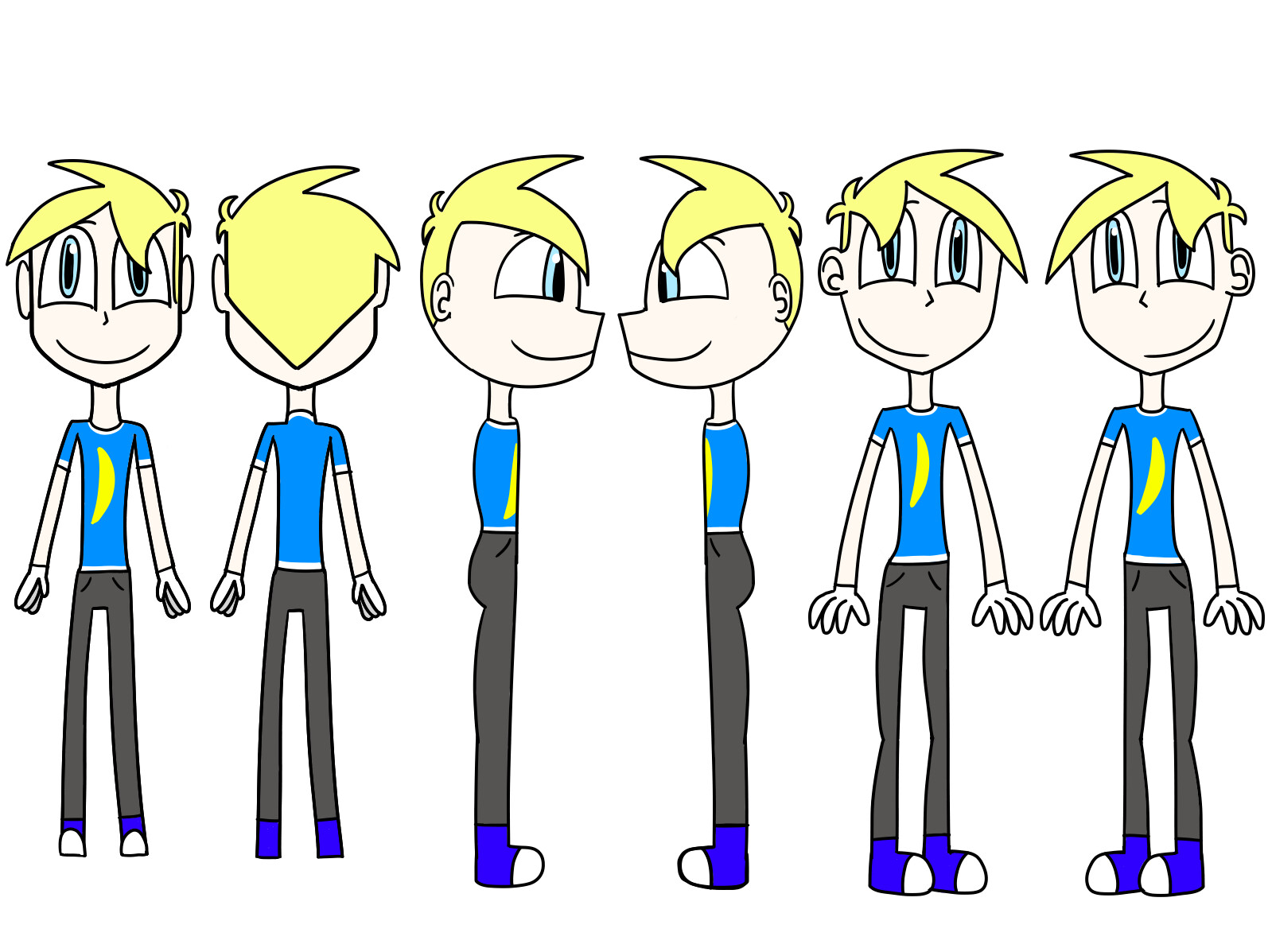 ArtStation - Sky Yellowten Character Model Sheet