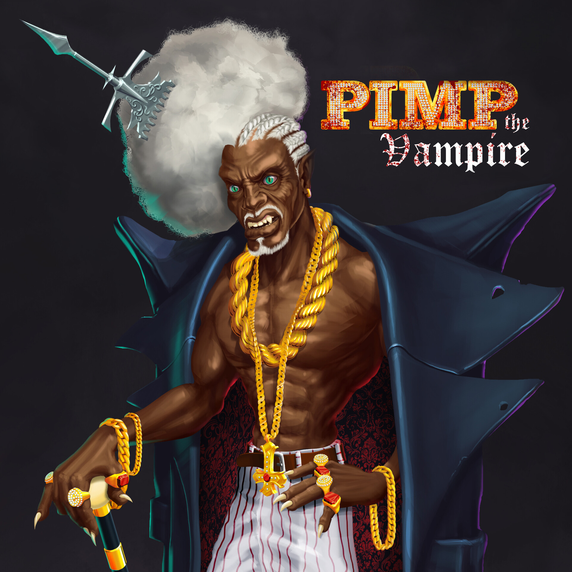 ArtStation - Pimp The Vampire - 2D character design