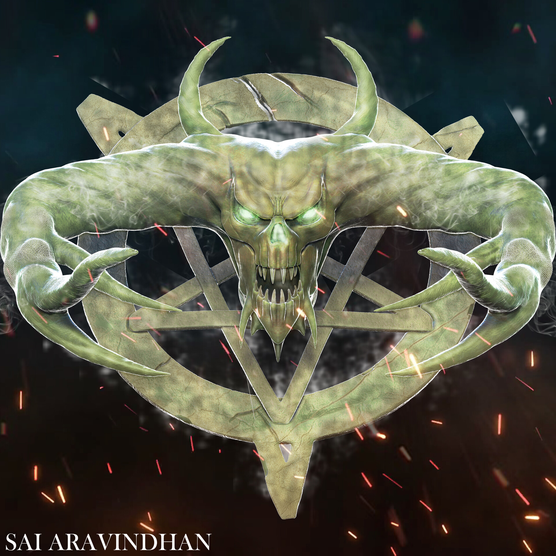 ArtStation - Evil Monster