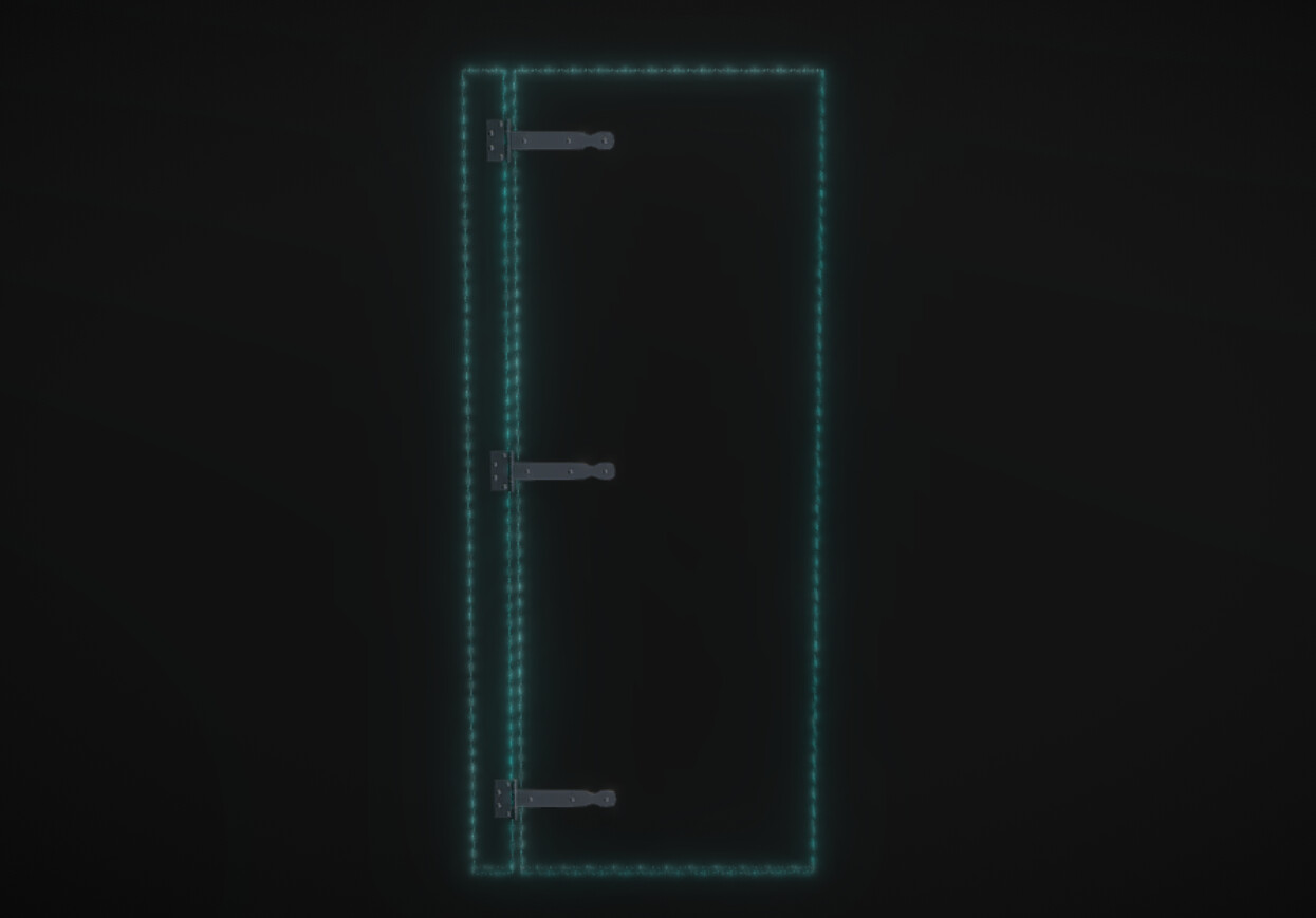 ArtStation - Door Hinge (1) High-Poly
