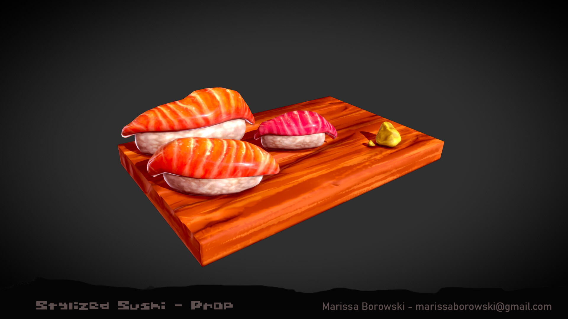 ArtStation - Stylized Sushi Prop