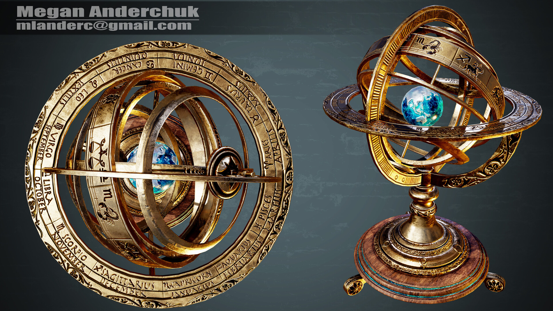 ArtStation - Armillary Sphere