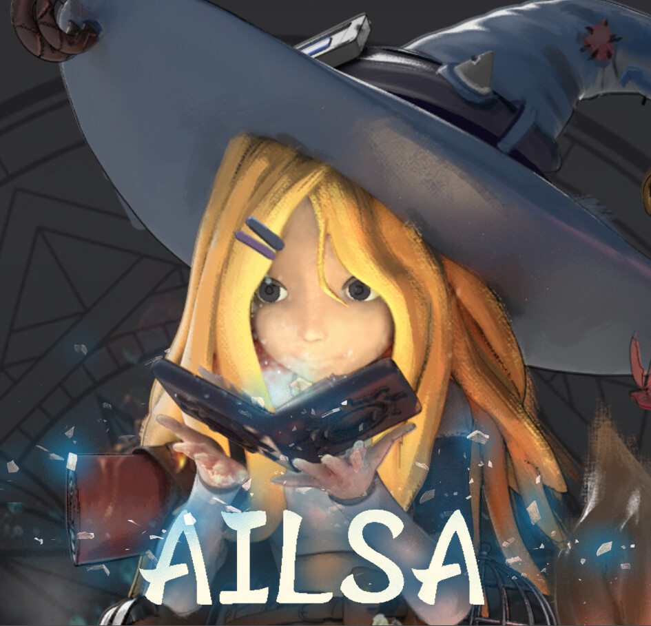 ArtStation - Magical girl-AILSA