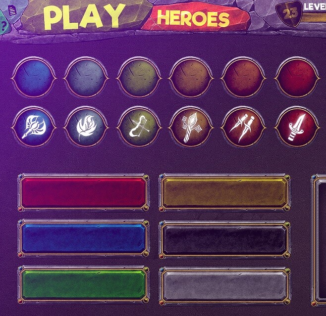 ArtStation - GUI - Hand Painted Game Ui - game user interface