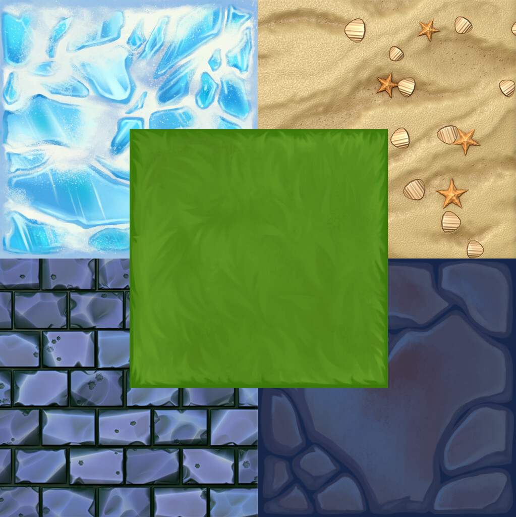 ArtStation - Hand Paint Textures and Tile Substance designer textures