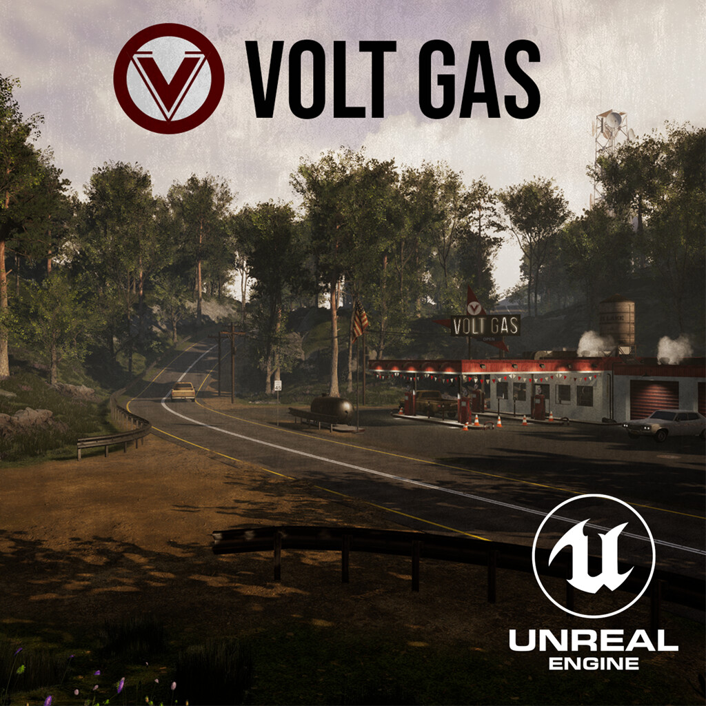 ArtStation - Zombie Gas Station