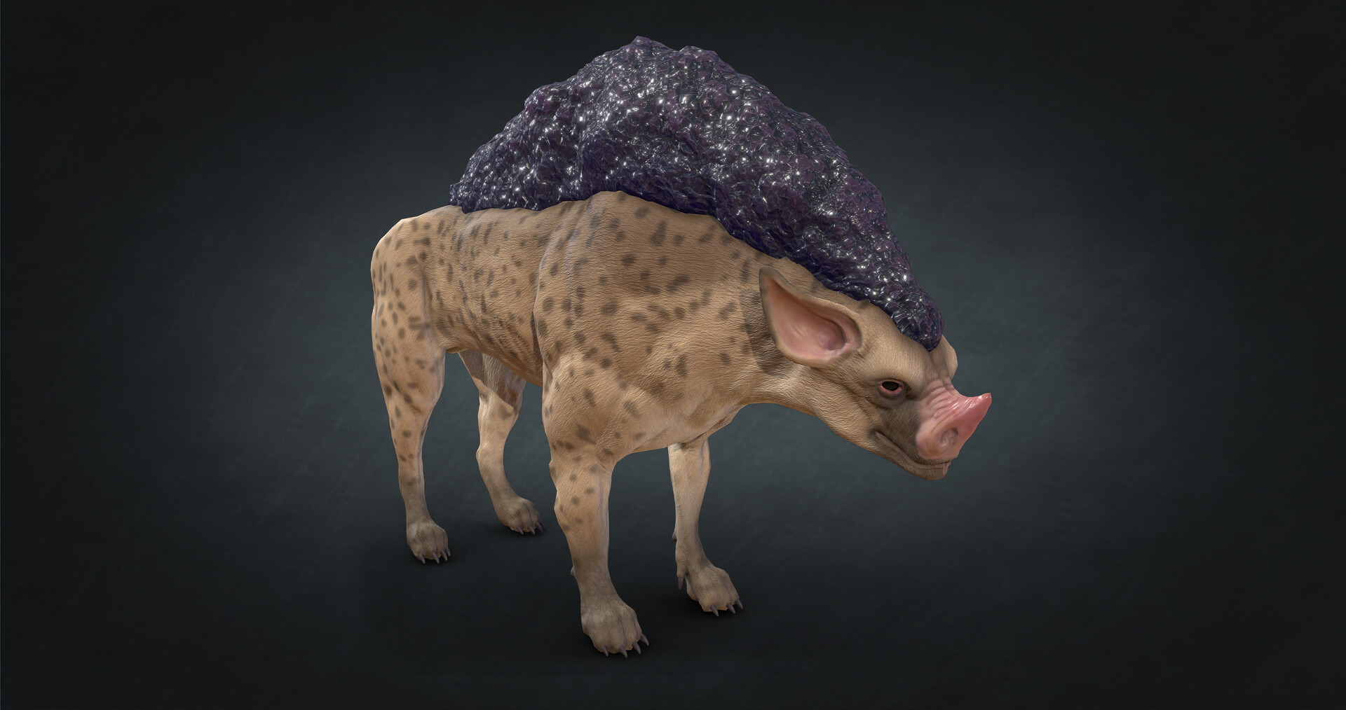 ArtStation - Cave Mutt: Creature Asset