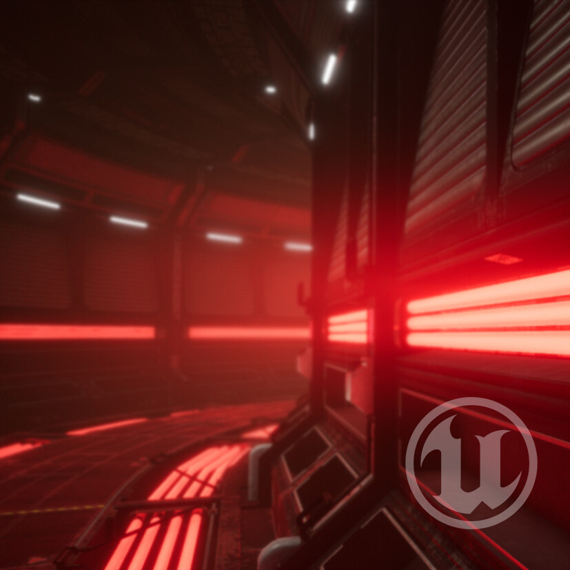 ArtStation - DOOM Underground Sci-Fi Environment, Conrad Bates