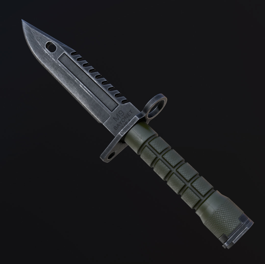 ArtStation - Bayonet Knife (very sharp)