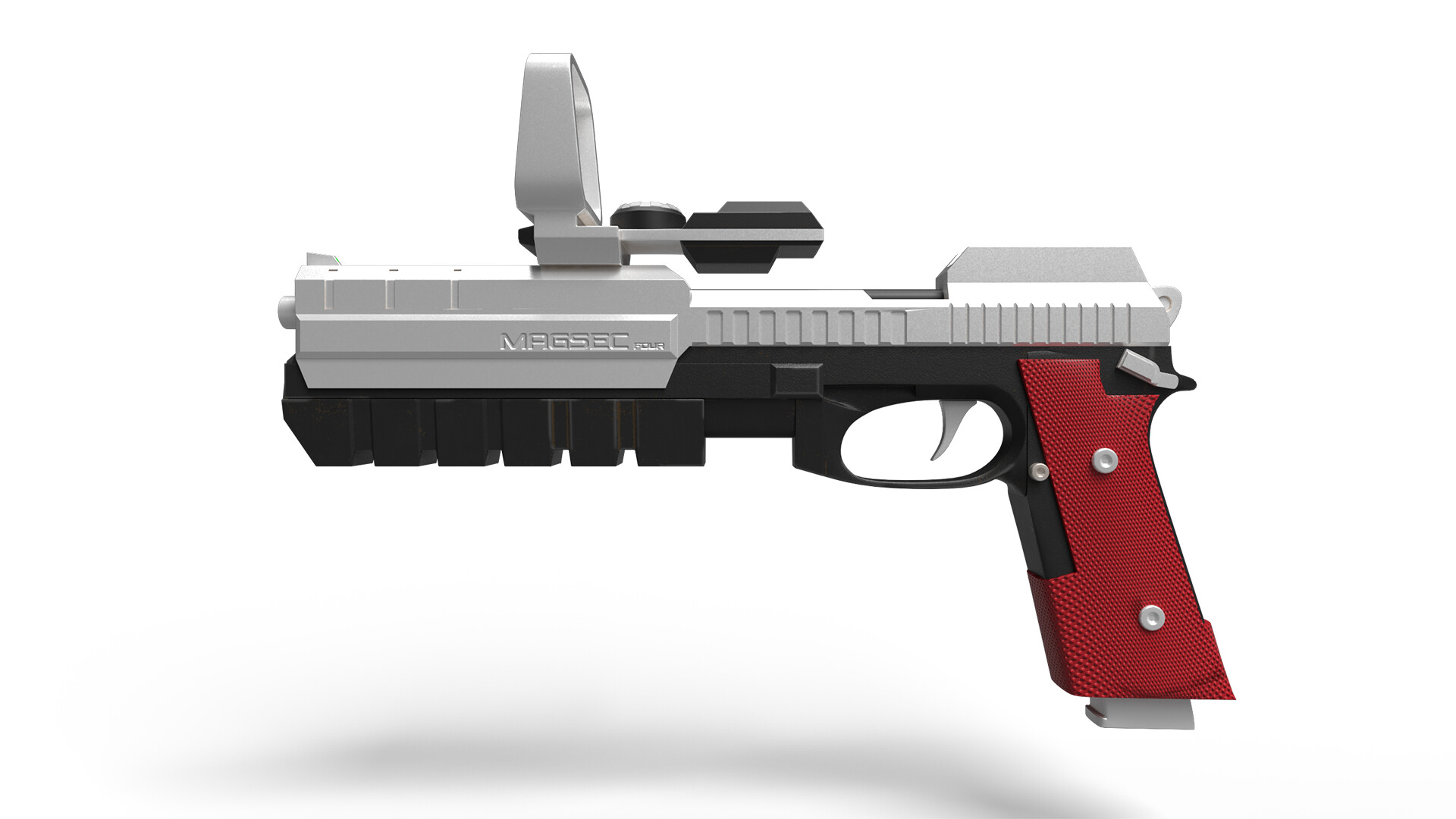 ArtStation - MagSec 4 heavy pistol