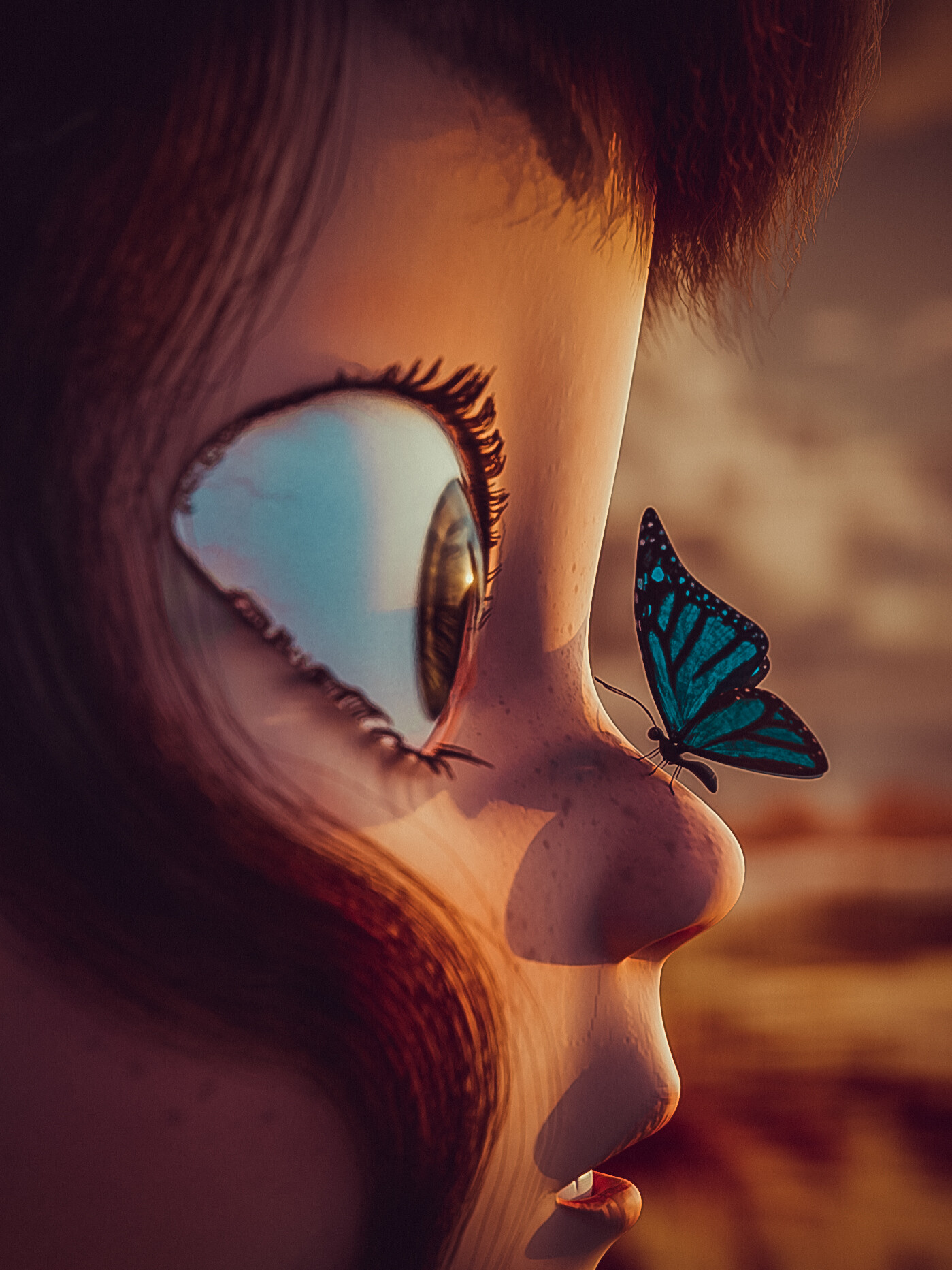 ArtStation - Butterfly Girl