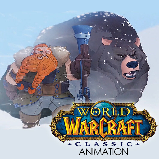 ArtStation - Dwarf and Bear Wow Classic Loop