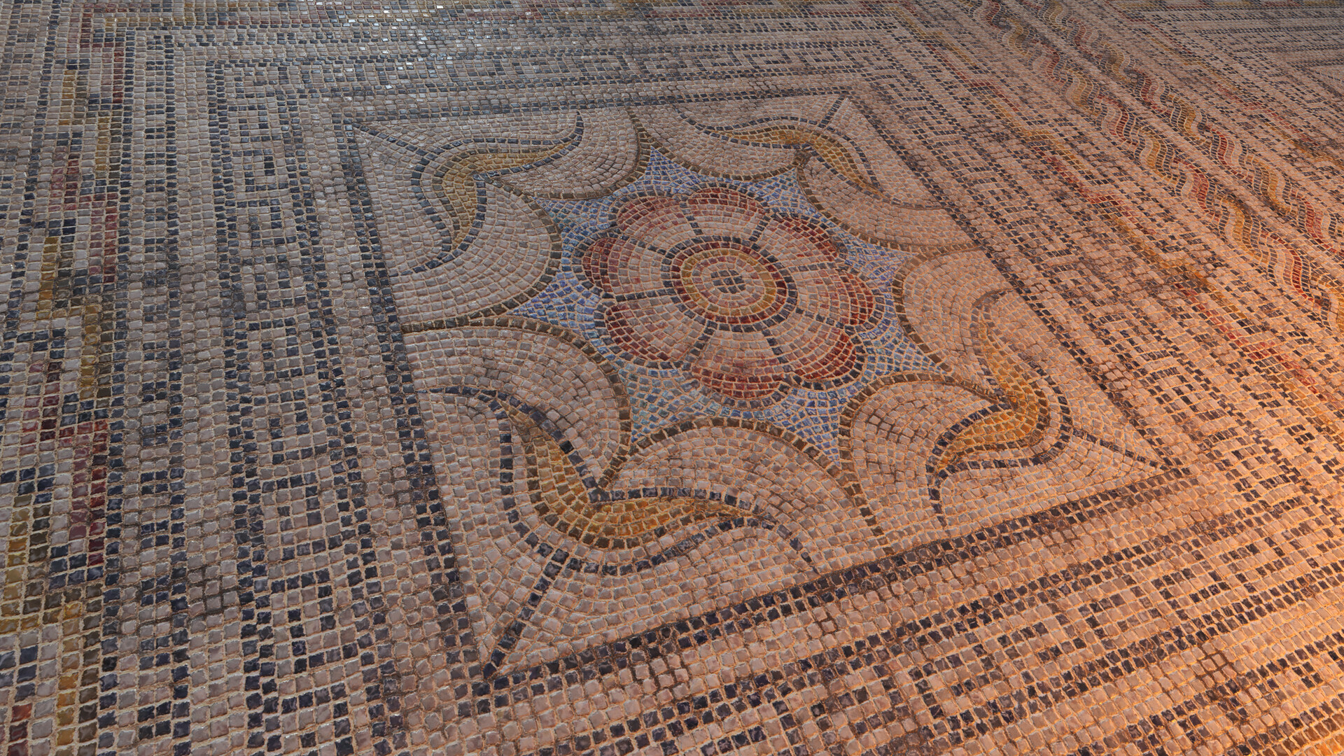 ArtStation - Roman Mosaic Floor - Substance Designer Material