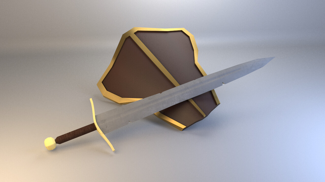ArtStation - Sword And Shield