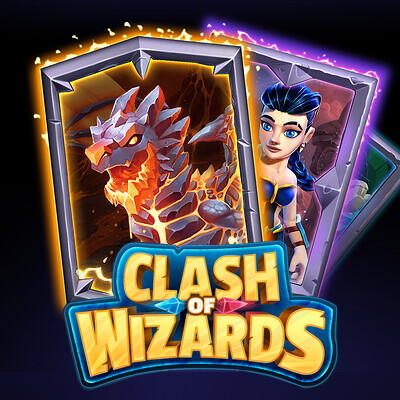 ArtStation - Concept Art for cards of Clash Of Wizards