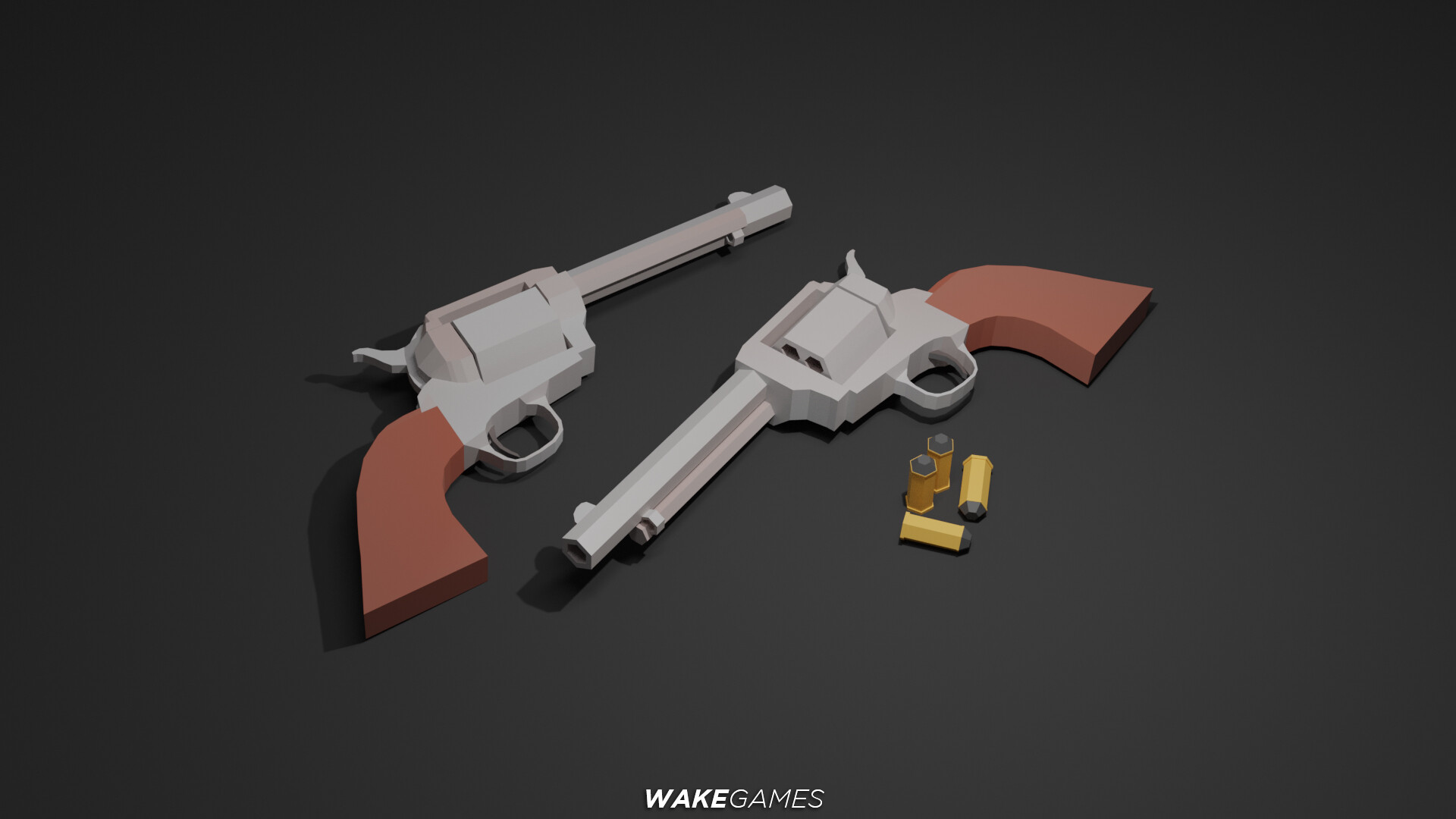 ArtStation - Colt 1873 Low-Poly