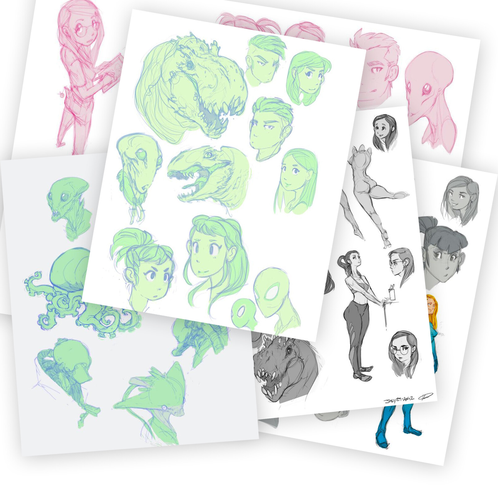 ArtStation - Scratch pages 001