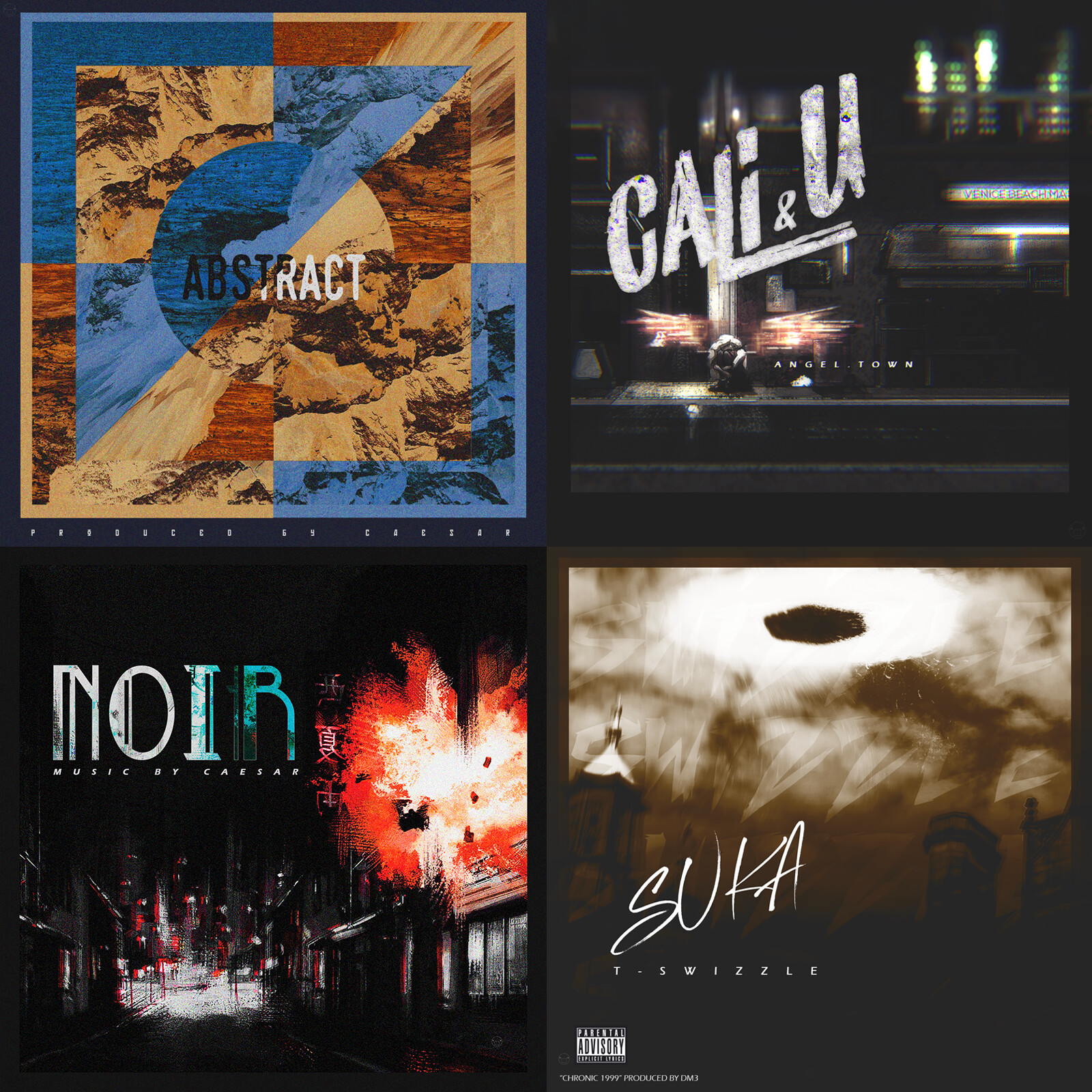 ArtStation - EP cover designs