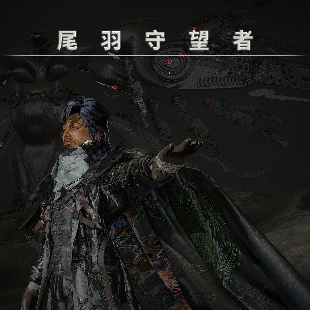 ArtStation - [3D Character]Peafowl Guardian