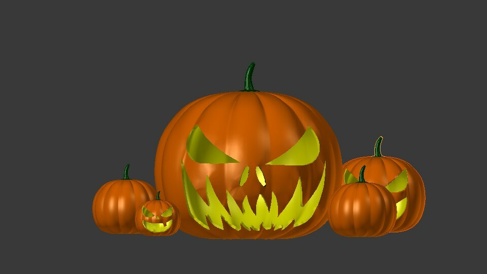 ArtStation - Pumpkin models