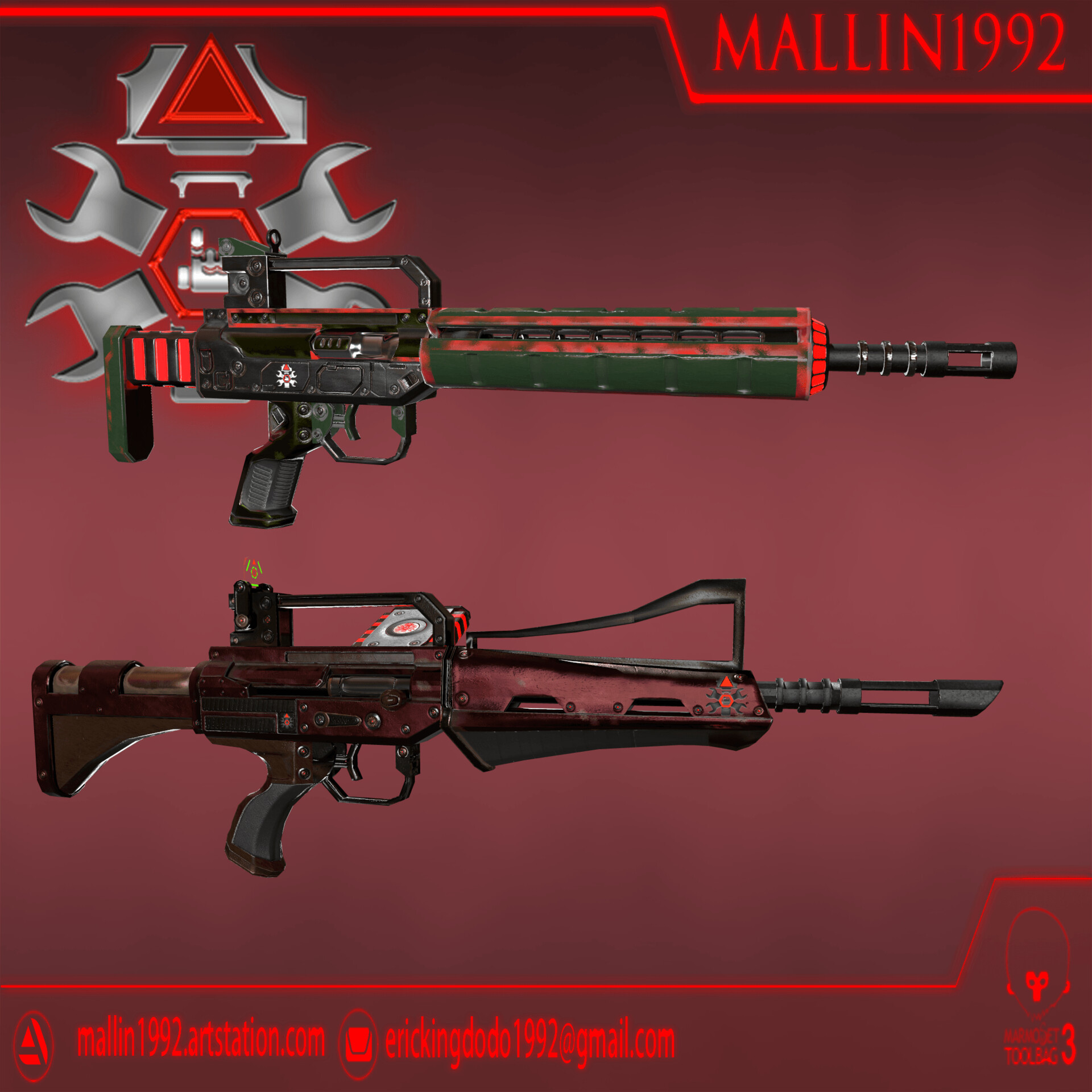 ArtStation - Sci-Fi Republic Rifle