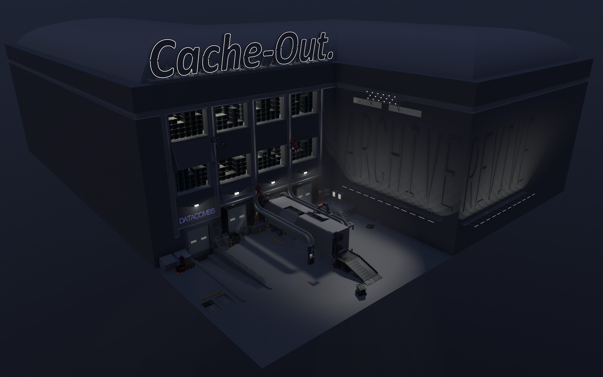 ArtStation - Cache-Outlet: Archive & Datacombs