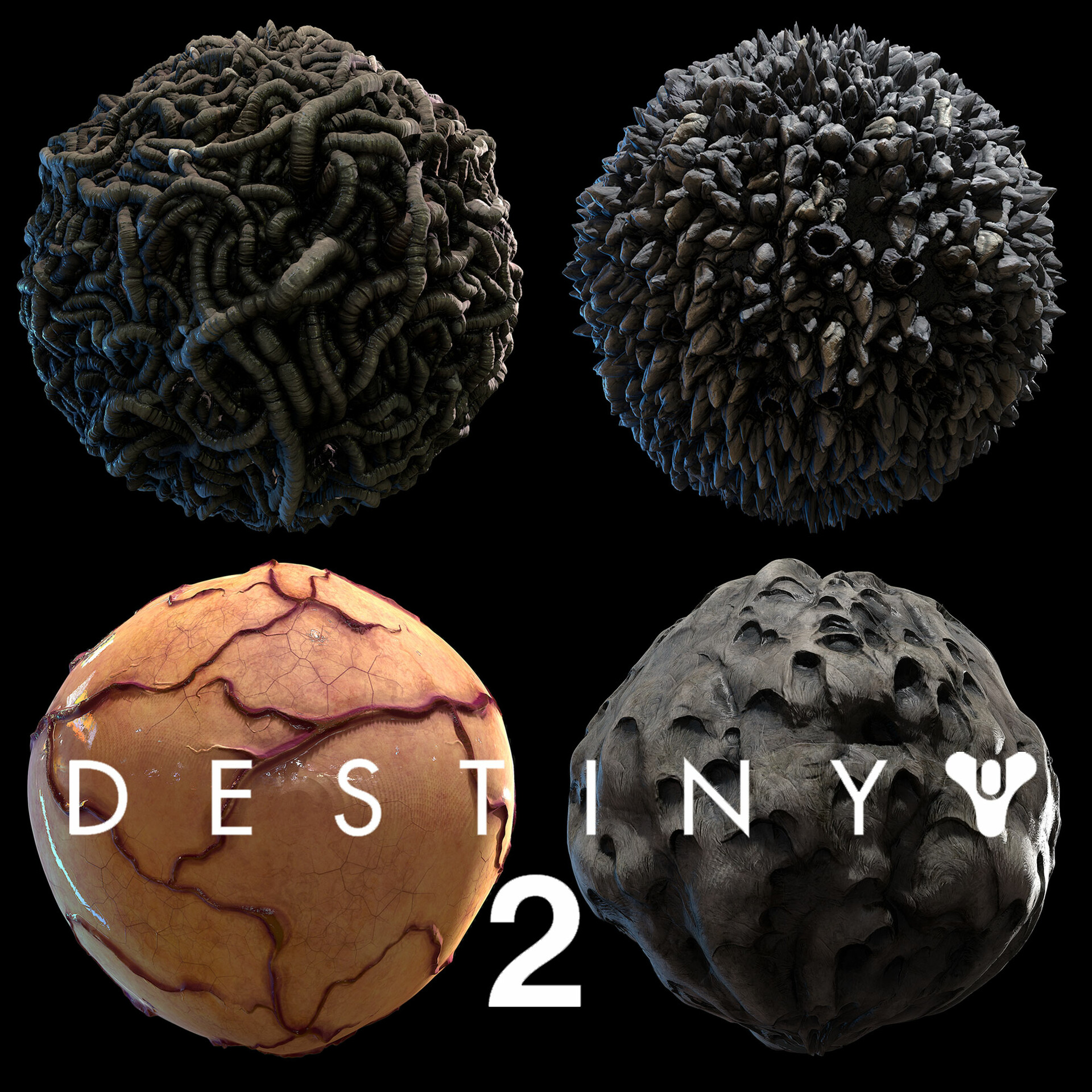 ArtStation - Destiny 2: Hive Palette